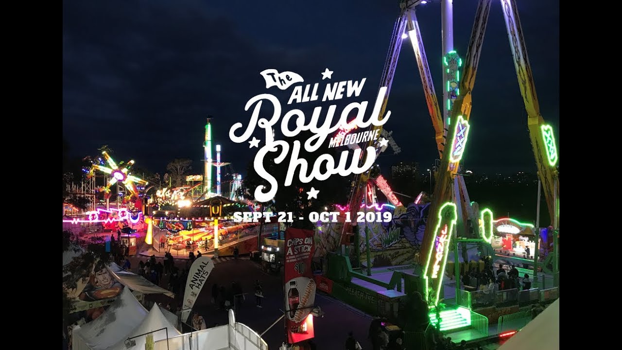 Royal Melbourne Show 2019 Rides Night - YouTube