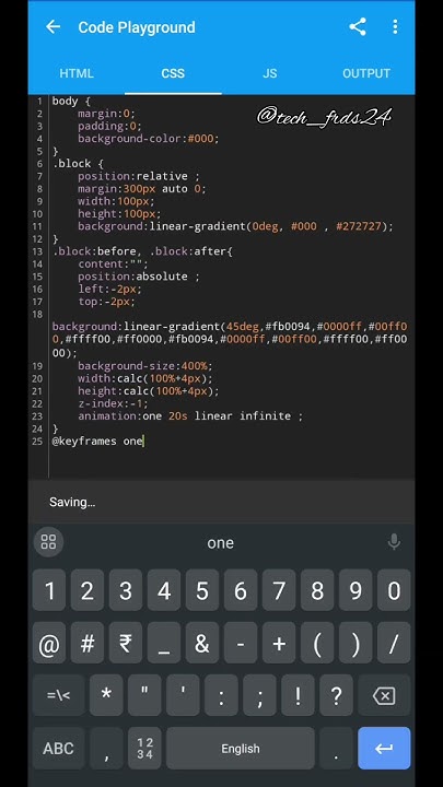 Glowing Box Youtubeshorts Coding Html Webanimation Css3animation Keyframes Shorts Youtube