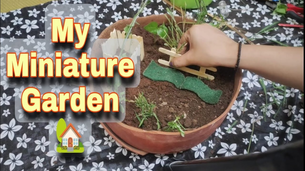My Miniature Garden 🏡 - YouTube