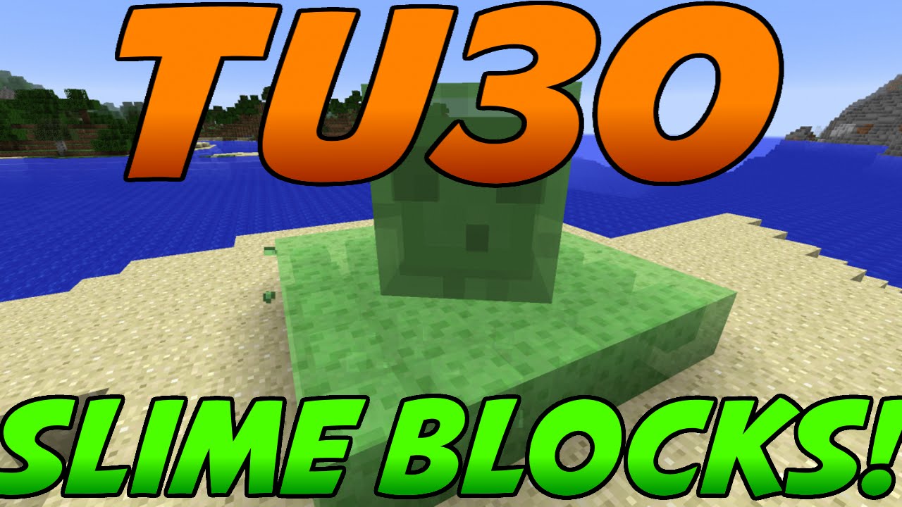 Minecraft PS3 & Xbox 360 - TU30 Slime Block! Expected Feature! - (PS4 ...