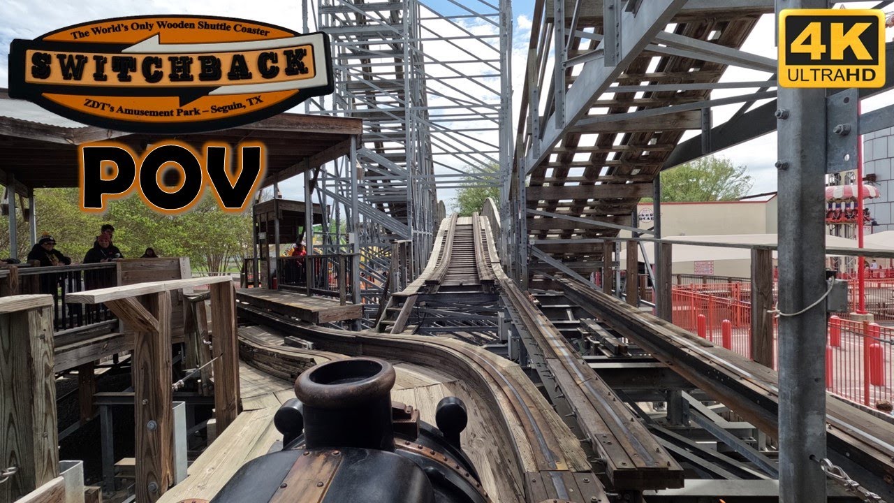 Switchback POV (Front Row, 4K 60 FPS), ZDT's Amusement Park | Non ...