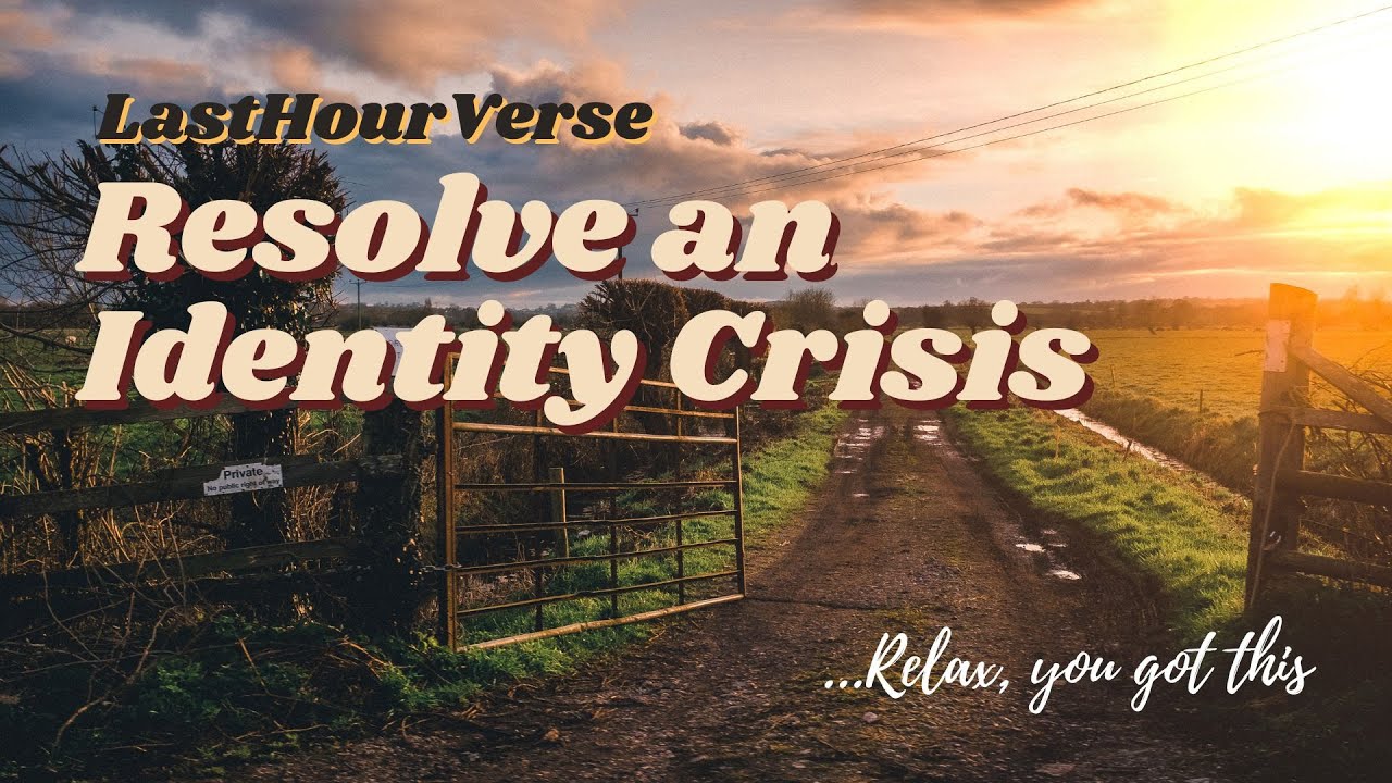 How to Resolve an Identity Crisis - YouTube
