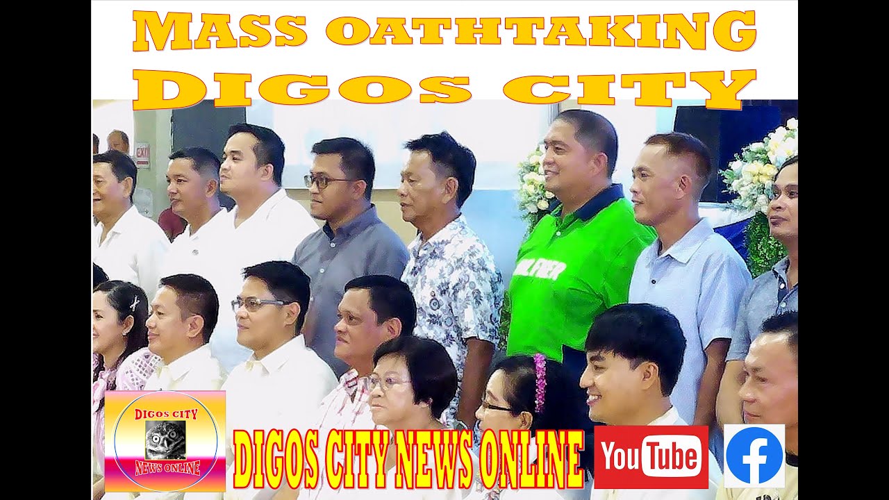 26 BARANGAY CAPTAINS OF DIGOS CITY TAKES OATH BEFORE MAYOR CAGAS - YouTube