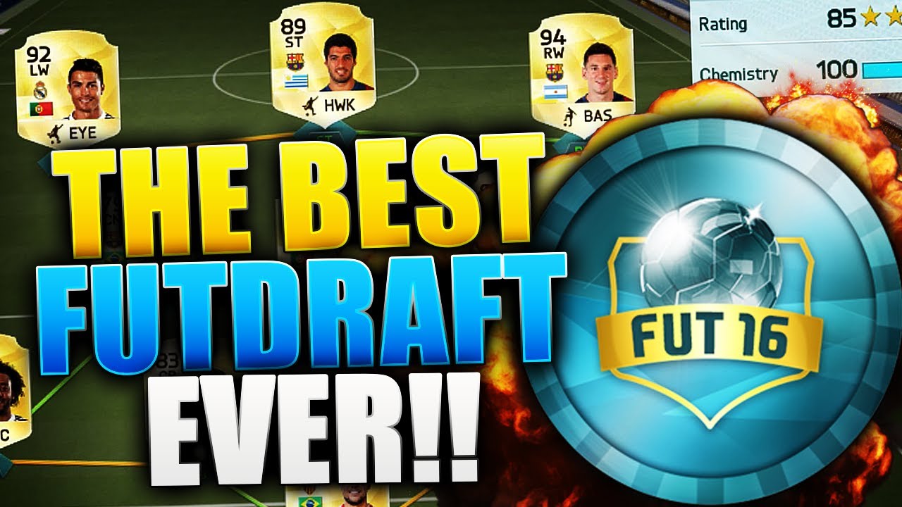 FIFA 16 l BEST FUT DRAFT EVER!? - YouTube