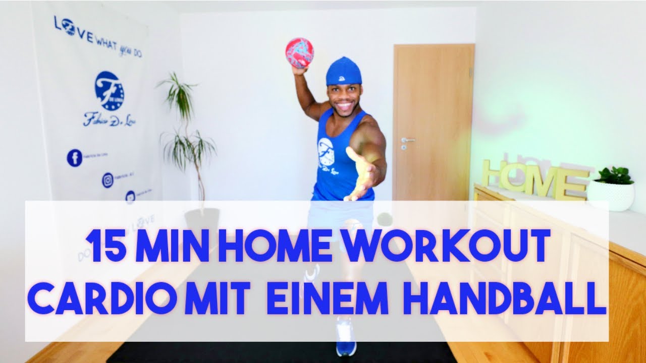 15 min Home Workout Cardio mit einem Handball - YouTube