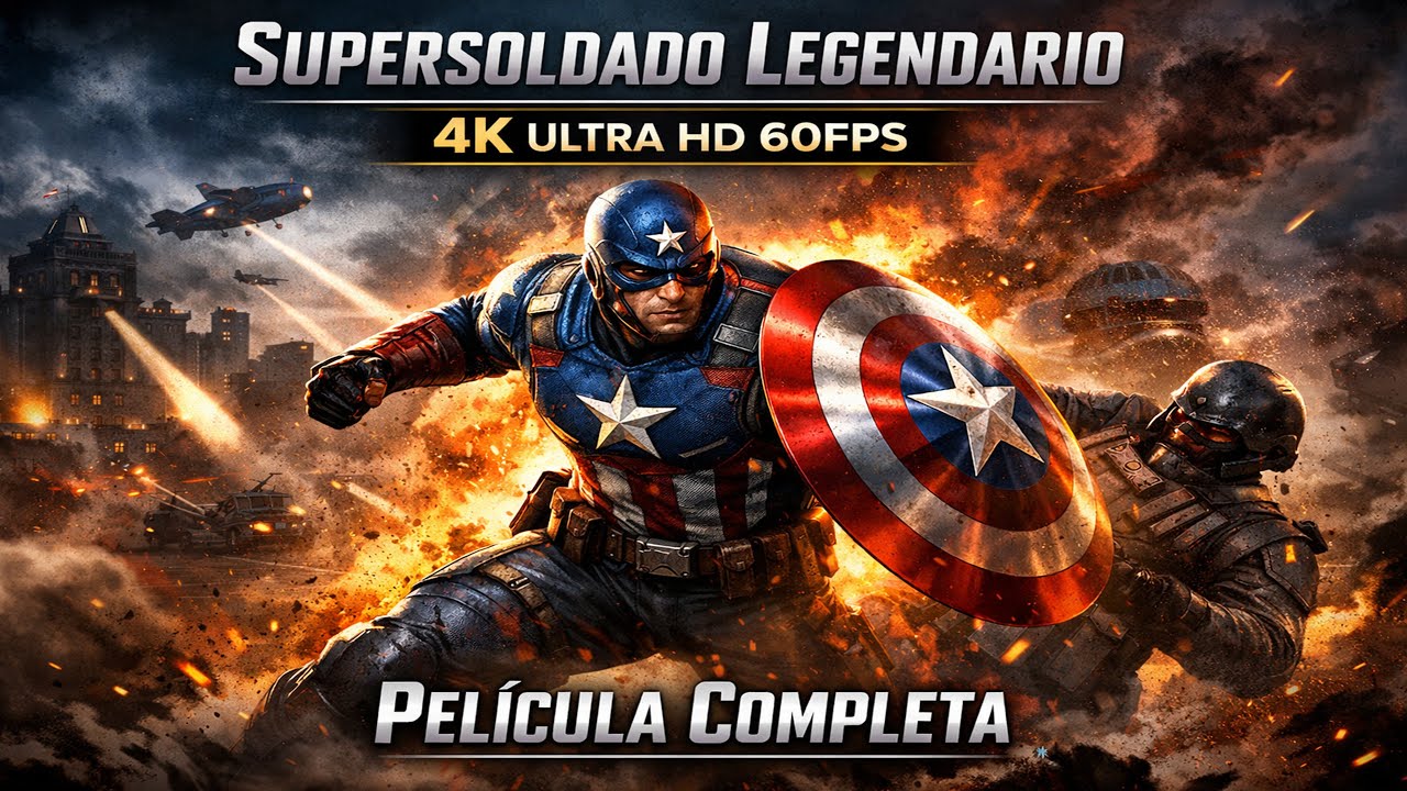 Capitán América: Supersoldado – 4K Ultra HD 60FPS | Película Completa 🚀 ...