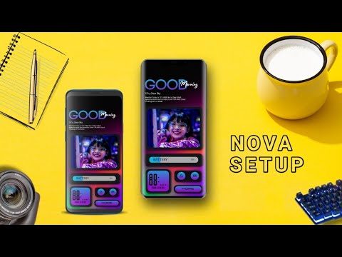 Best Neon Nova Setup | Nova Setup | Novasetupi | Android home screen ...
