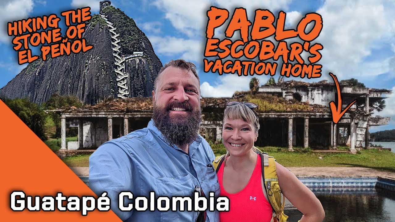 🇨🇴 The Stone of El Peñol and Visiting Pablo Escobar's Guatapé Home ...