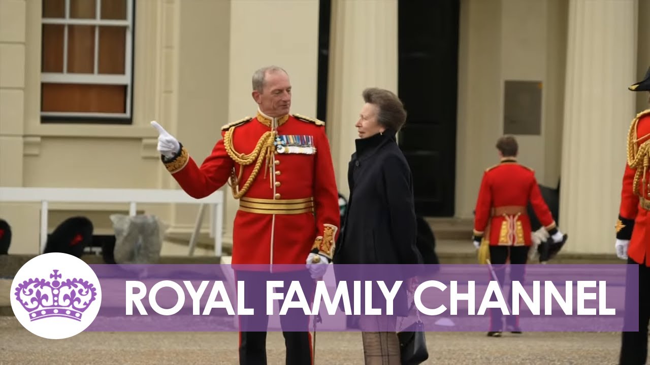 'Unique Moment in History' Princess Anne Visits Barracks | Royal Family ...
