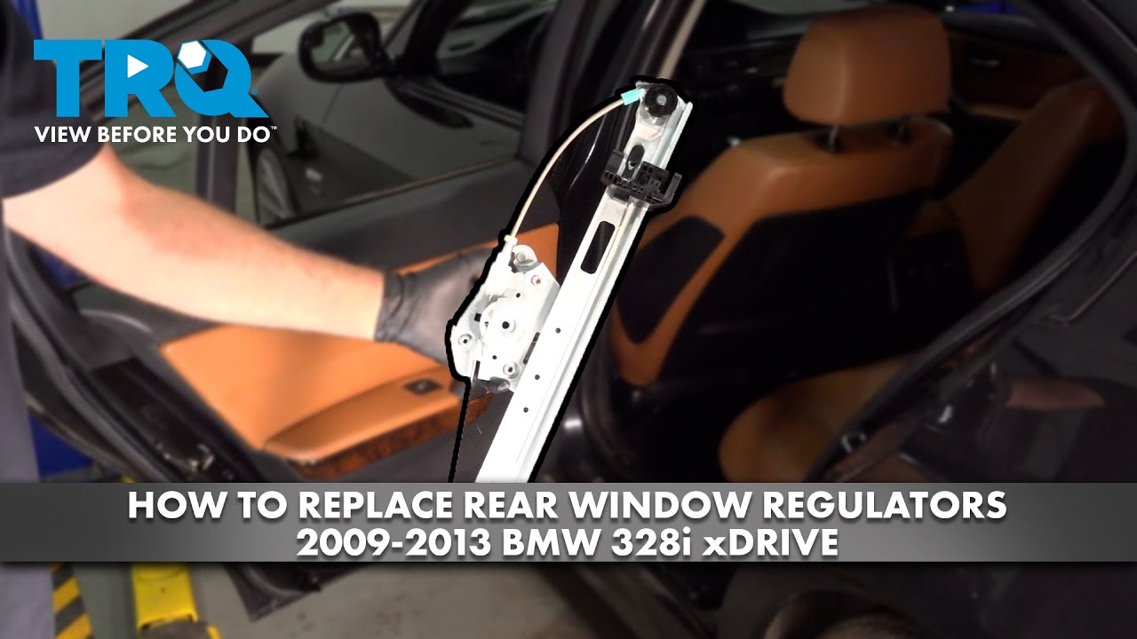 How to Replace Rear Window Regulators 2009-2013 BMW 328i xDrive - YouTube