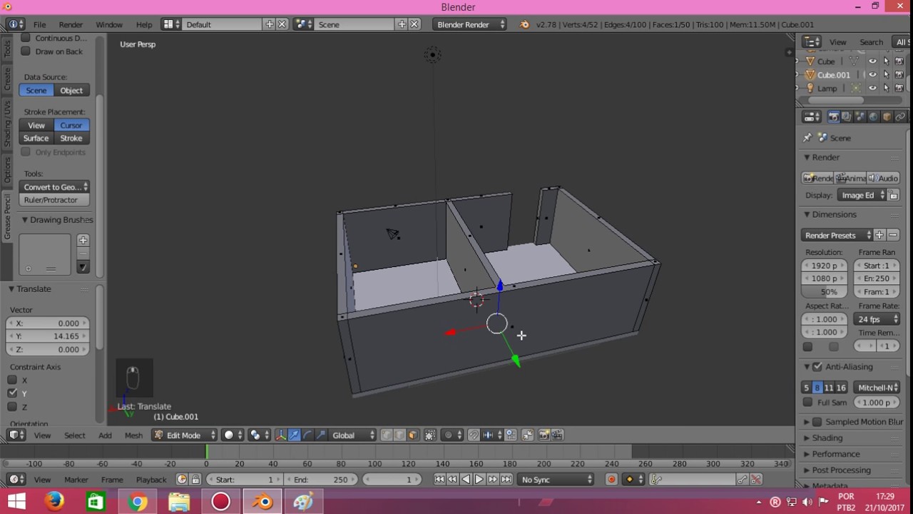Tutorial Blender como Modelar uma casa - YouTube