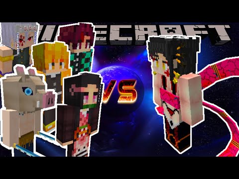 TEAM DEMON SLAYER VS DAKI - MINECRAFT 1.16.5 (MOB BATTLE) - YouTube