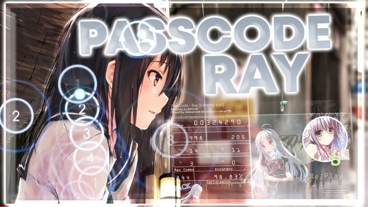 PassCode - Ray [TOP DIFF S Rank (Akitoshi)] | osu! Akatsuki - YouTube