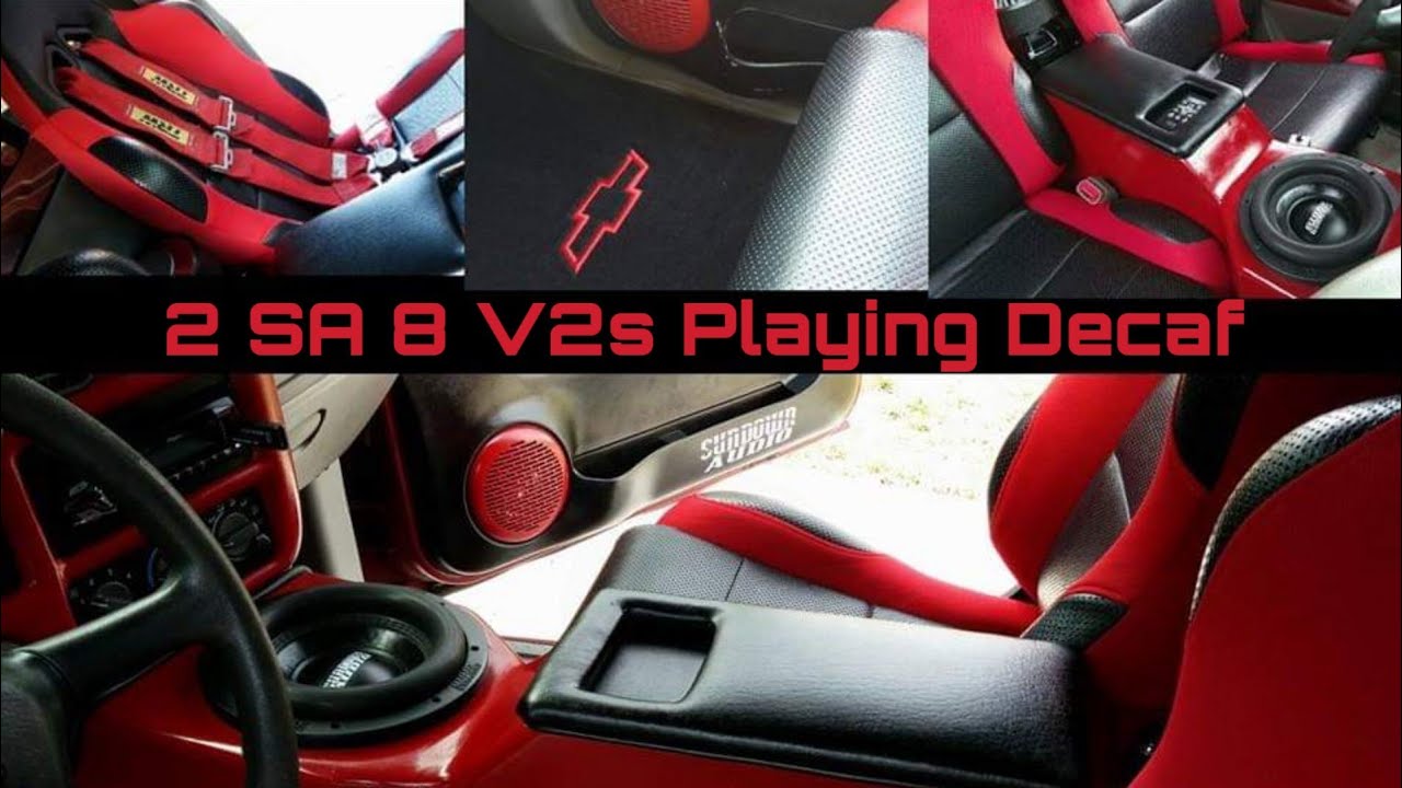 Custom Center Console Subwoofer Box In Minitruck - Bottle Trick On Dash ...