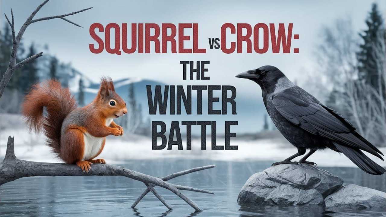 "The Selfless Squirrel and the Greedy Crow" Moral Story - YouTube