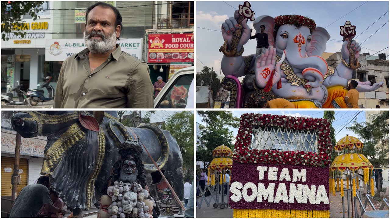 ECIL Soma Shekar Reddy Ganesh Nimajjanam 2025 Getting Ready ...