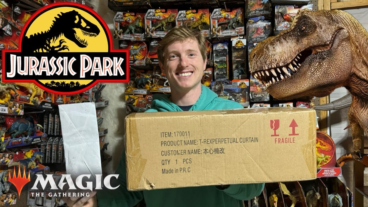 Jurassic Mailcall Unboxing! MTG Jurassic cards T-Rex Breakout Nanmu ...