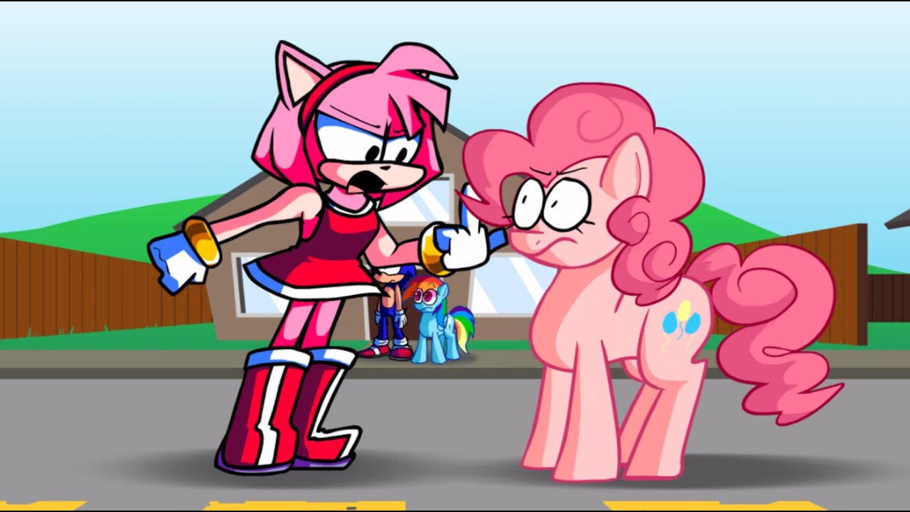 FNF Blockhead: Amy vs Pinkie - YouTube