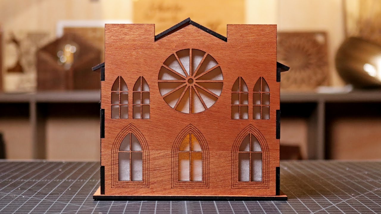 How to make a Church Inspired Candle Box - YouTube