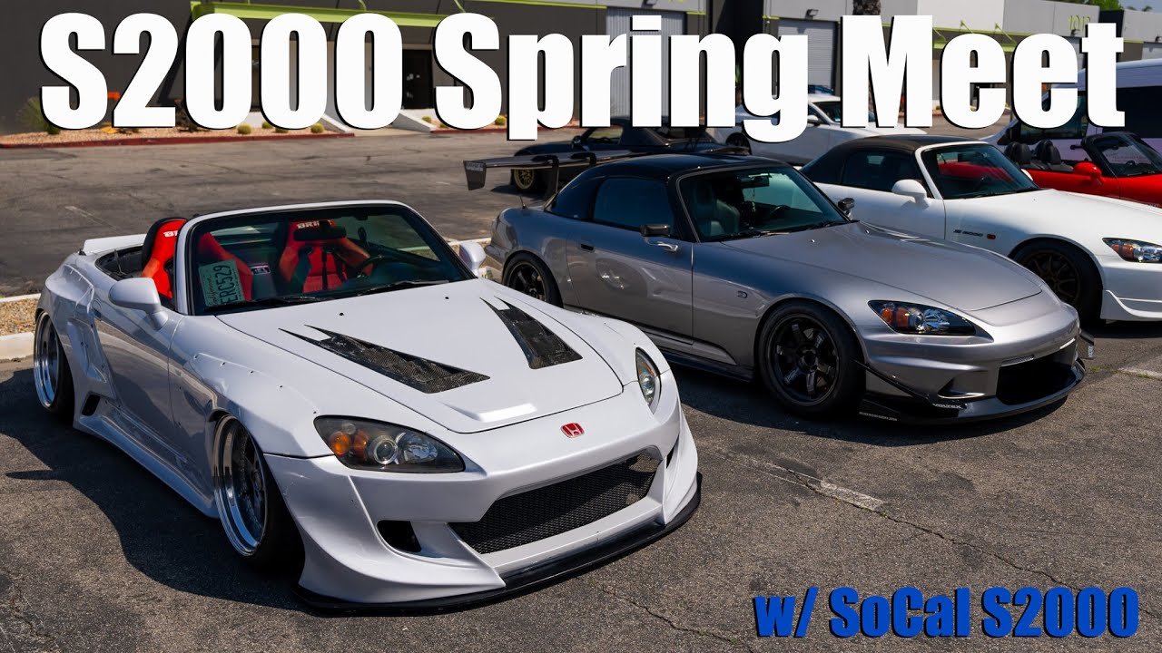 From Pandem to OEM Honda S2000s at Socal S2000 Spring Meet - YouTube