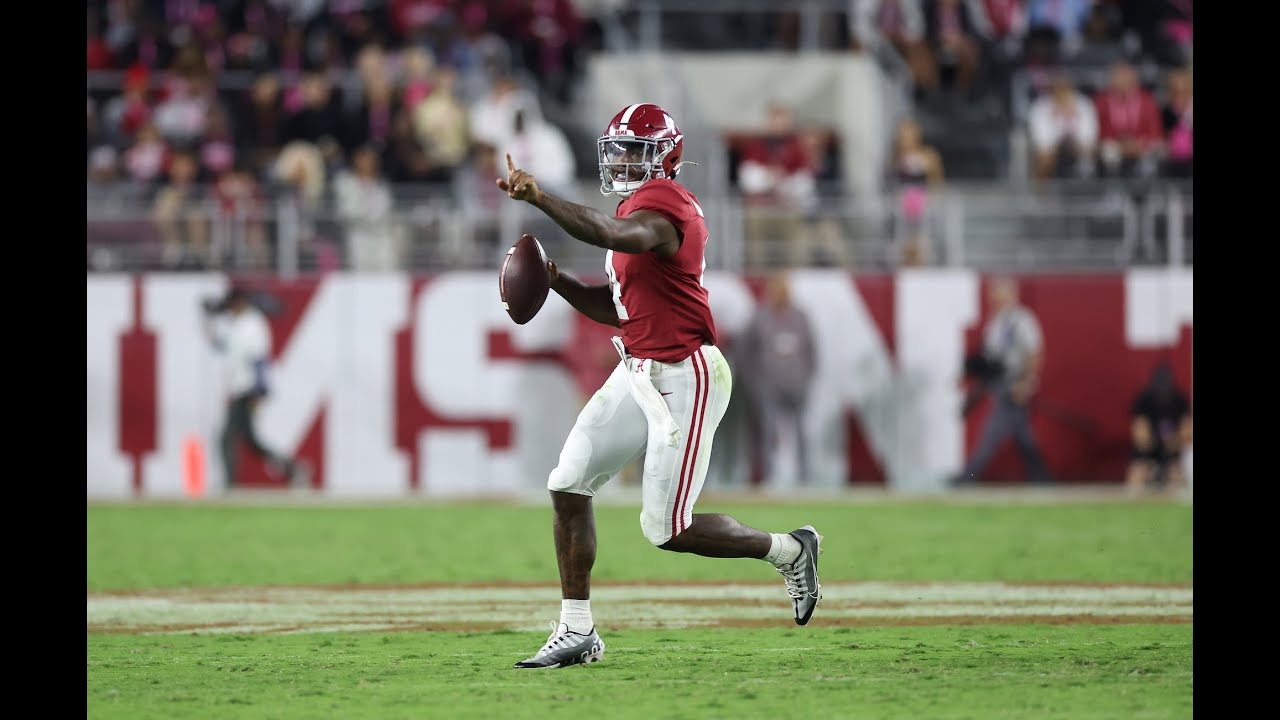 Jalen Milroe enters 2023 as projected starter at quarterback for ...