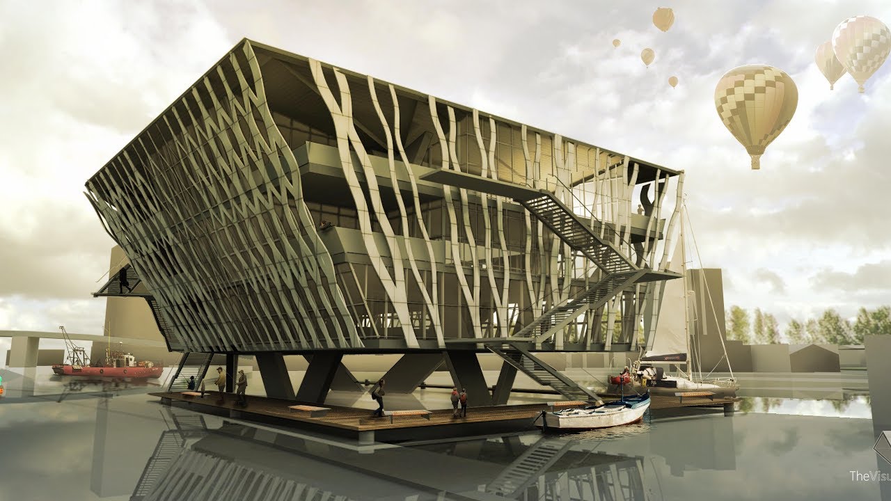 Architecture Render Final Touches | Photoshop CC - Timelapse - YouTube