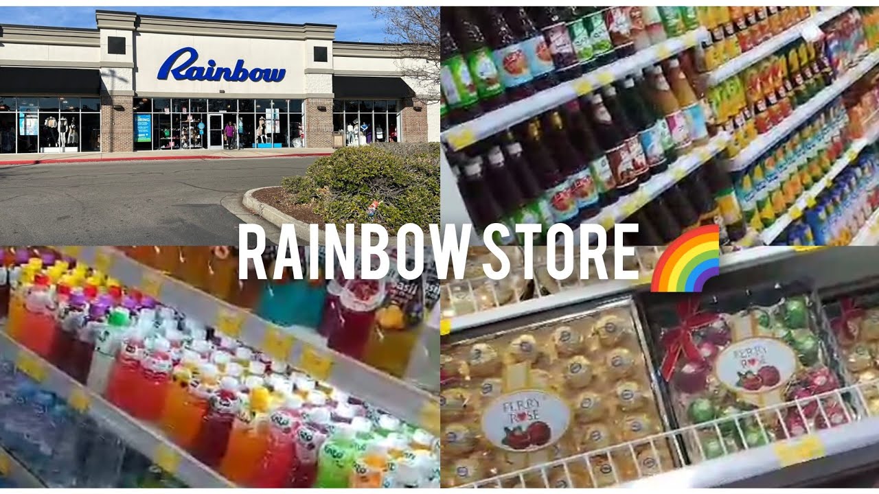 🌈rainbow store se grocery ki - YouTube