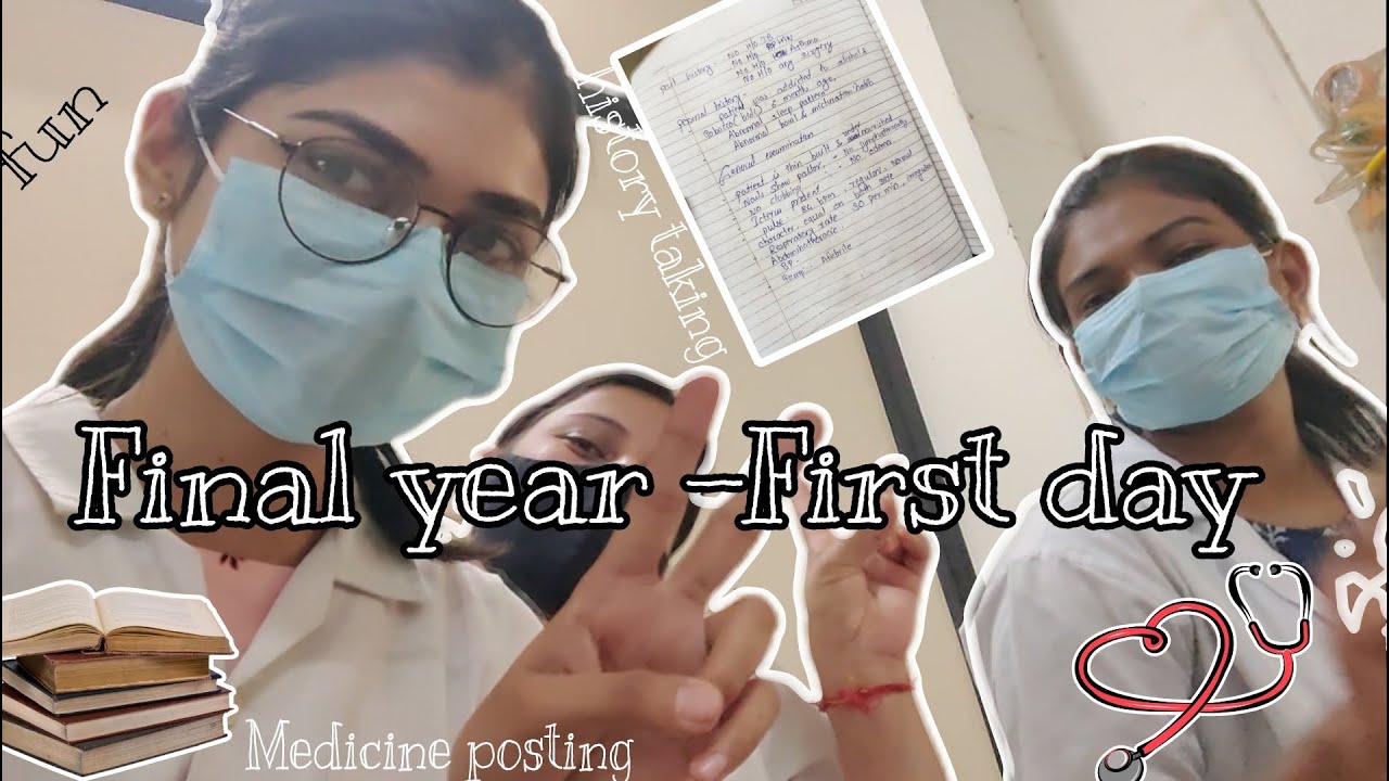 FIRST day 🩺of my FINAL year 📚, unboxing 📦, suprise from junior ...