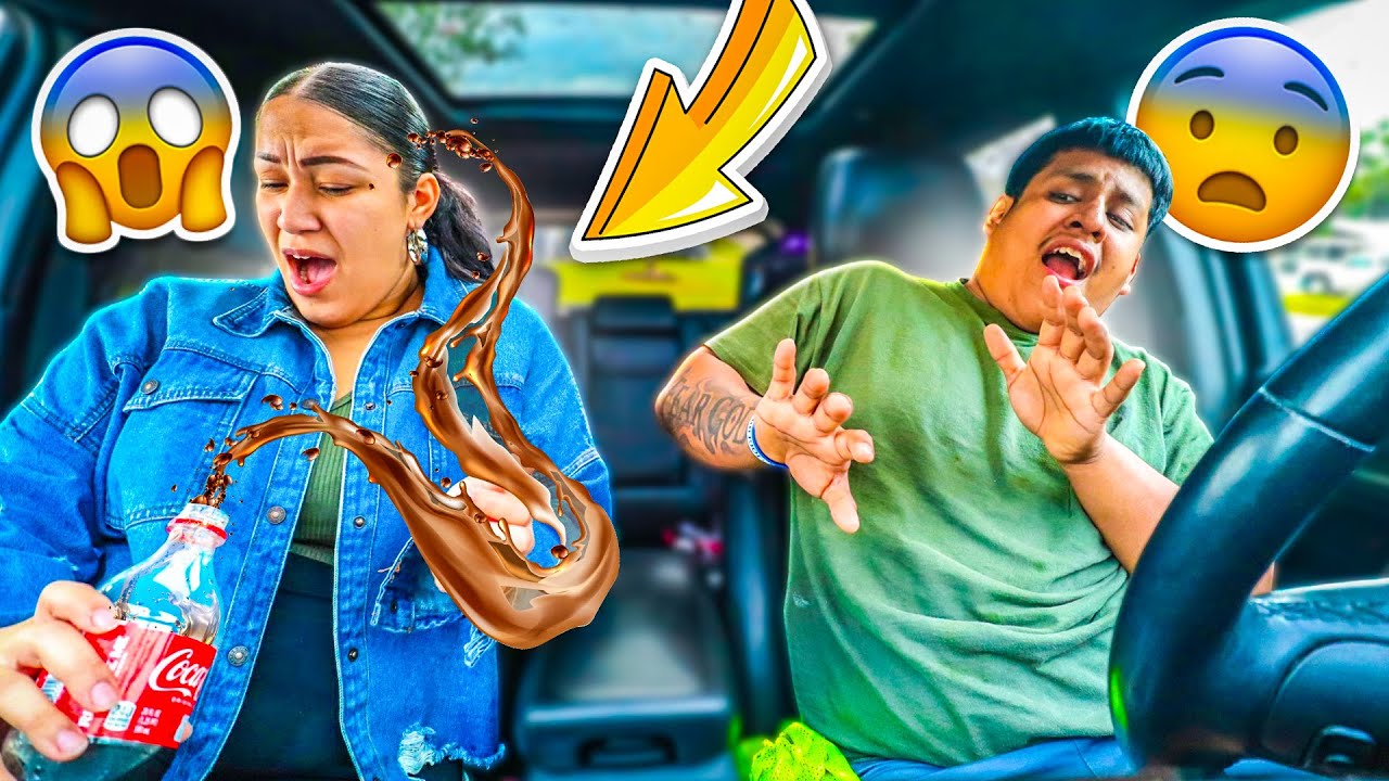 EXPLODING SODA Prank On Girlfriend! *HILARIOUS* - YouTube