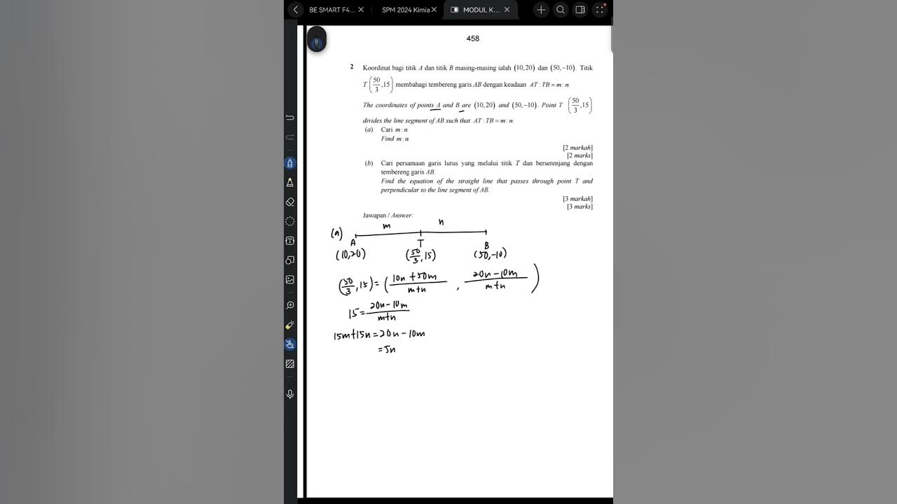 Addmath/Matematik Tambahan SPM TRIAL 2024 Pahang Set 2 K1 Question 2 ...
