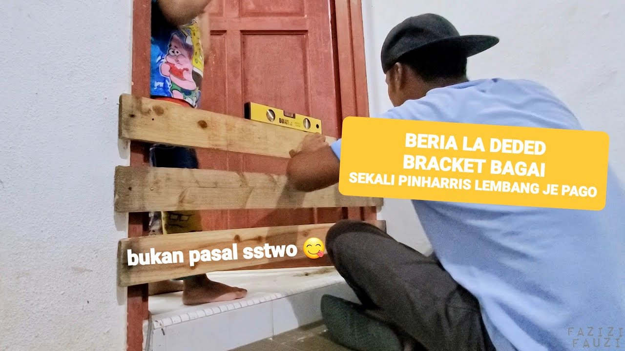 projek kayu terpakai "tak jadi" pagar pintu 😂 - YouTube