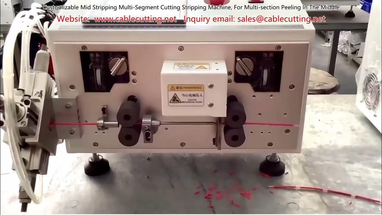 Customizable Mid Stripping Multi-Segment Cutting Stripping Machine - YouTube