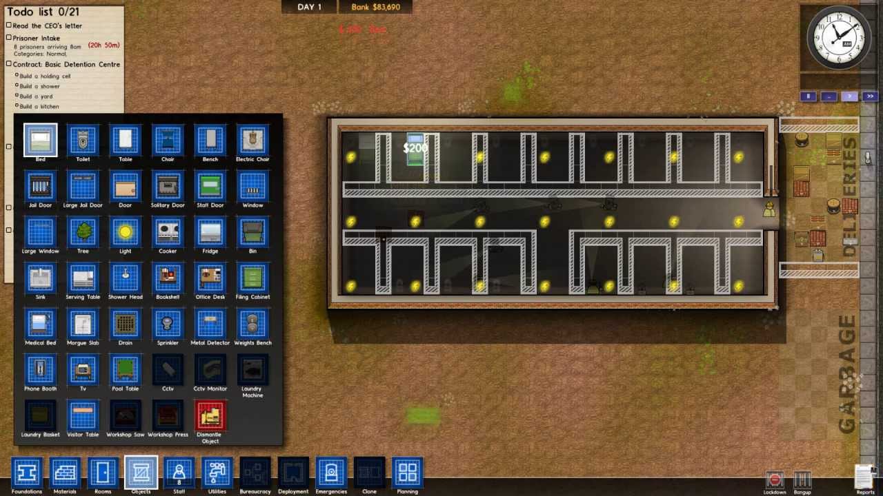 prison architect - Episode 1 - Layout - YouTube