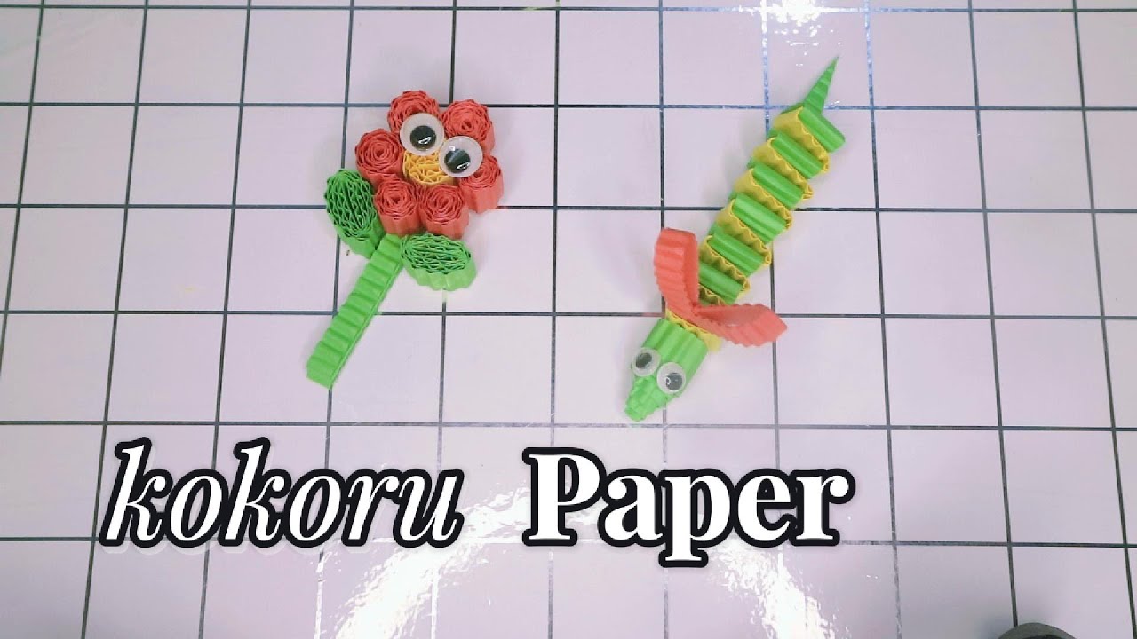 Membuat Kerajinan Unik dari Kertas Kokoru! DIY Kreatif dan Mudah - YouTube