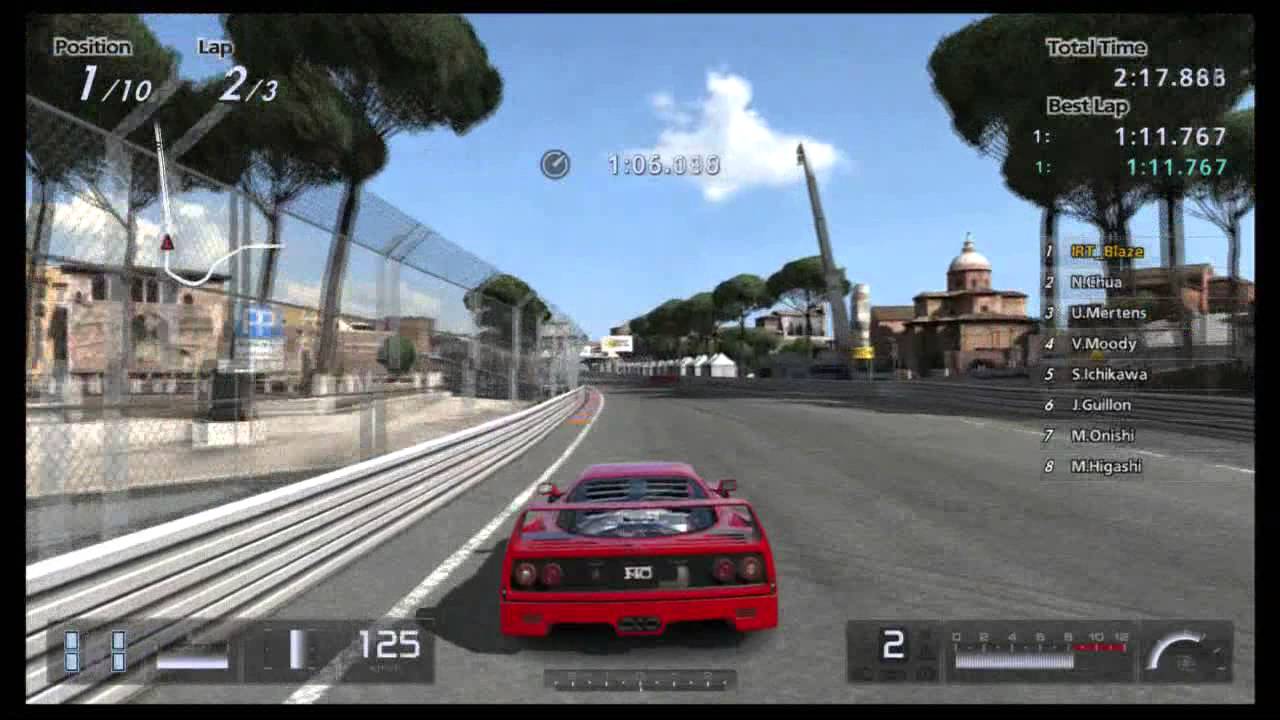 Gran Turismo 5 | Festival Italia - Rome 3:38.345 | A-Spec - YouTube