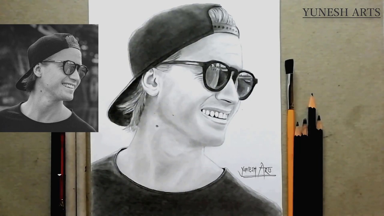 Drawing Kygo - Timelapse Sketch - YouTube