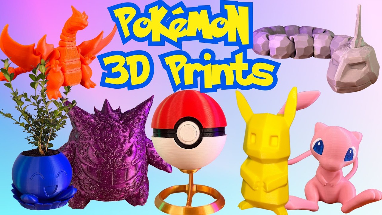 Incredible Pokemon 3D Printing Timelapse | Elegoo Neptune 3 Pro - YouTube