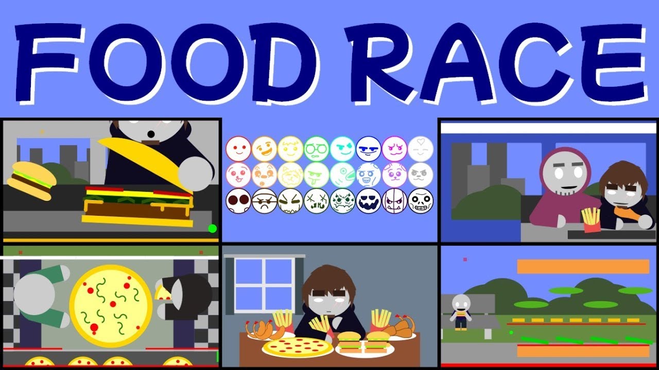 24 Marble Race Team EP.18: Food Race (REUPLOAD) - YouTube