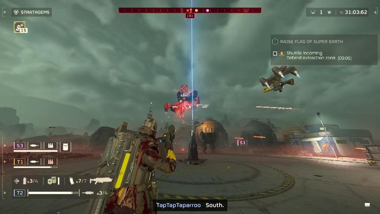 HELLDIVERS 2_BOOM DROPPED SHIP LOL - YouTube