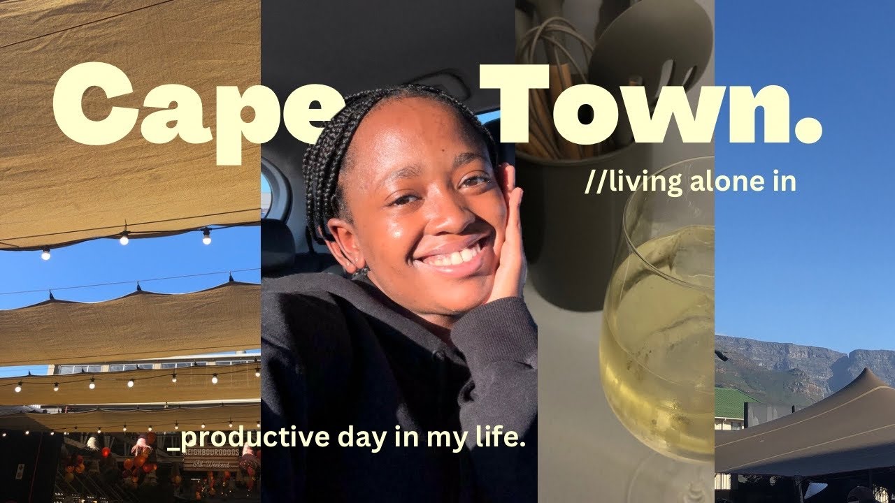 day in my life living alone in cape town | productive + adulting tips ...