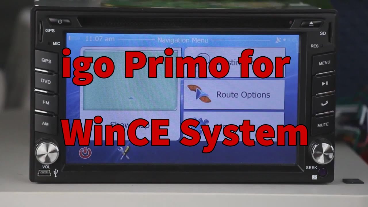 How to install iGo Primo on Windows CE (WinCE) System - YouTube