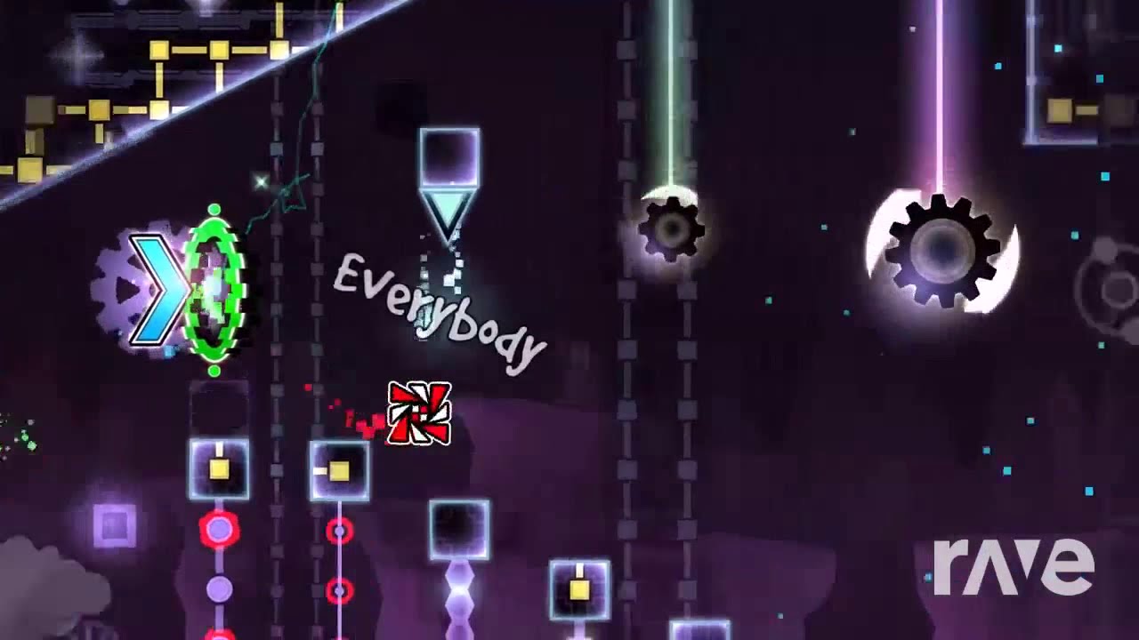 Geometry Dash Mashup Levels - "Pumped Idols Kicks" by:RaveDJ - YouTube