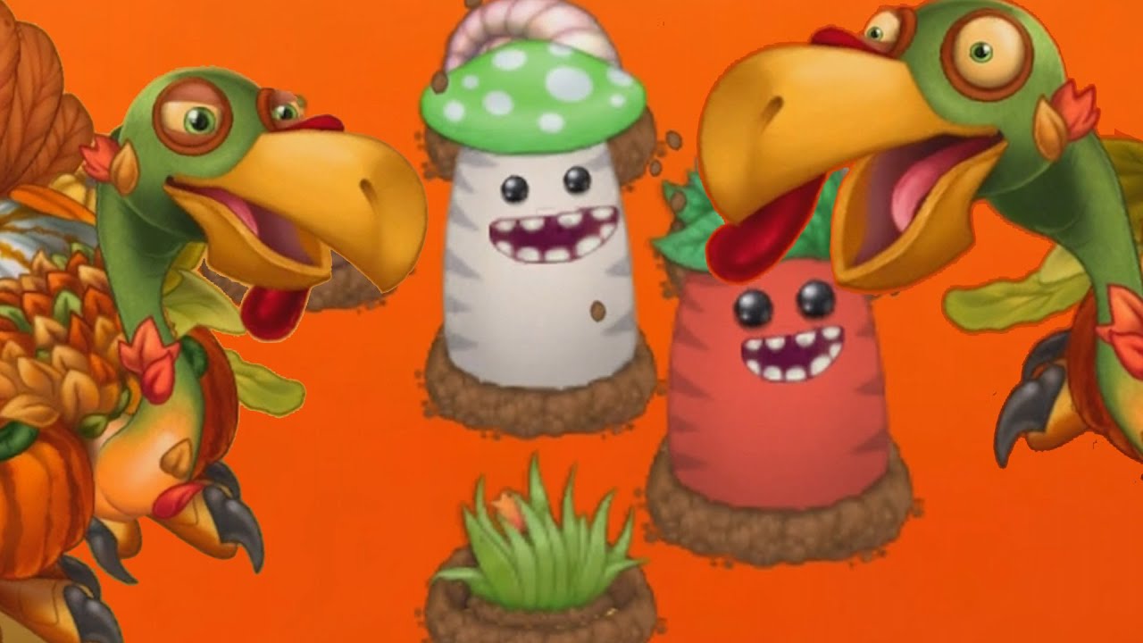 Gobbleygourd's Singing Dipster Monsters | My Singing Monsters - YouTube