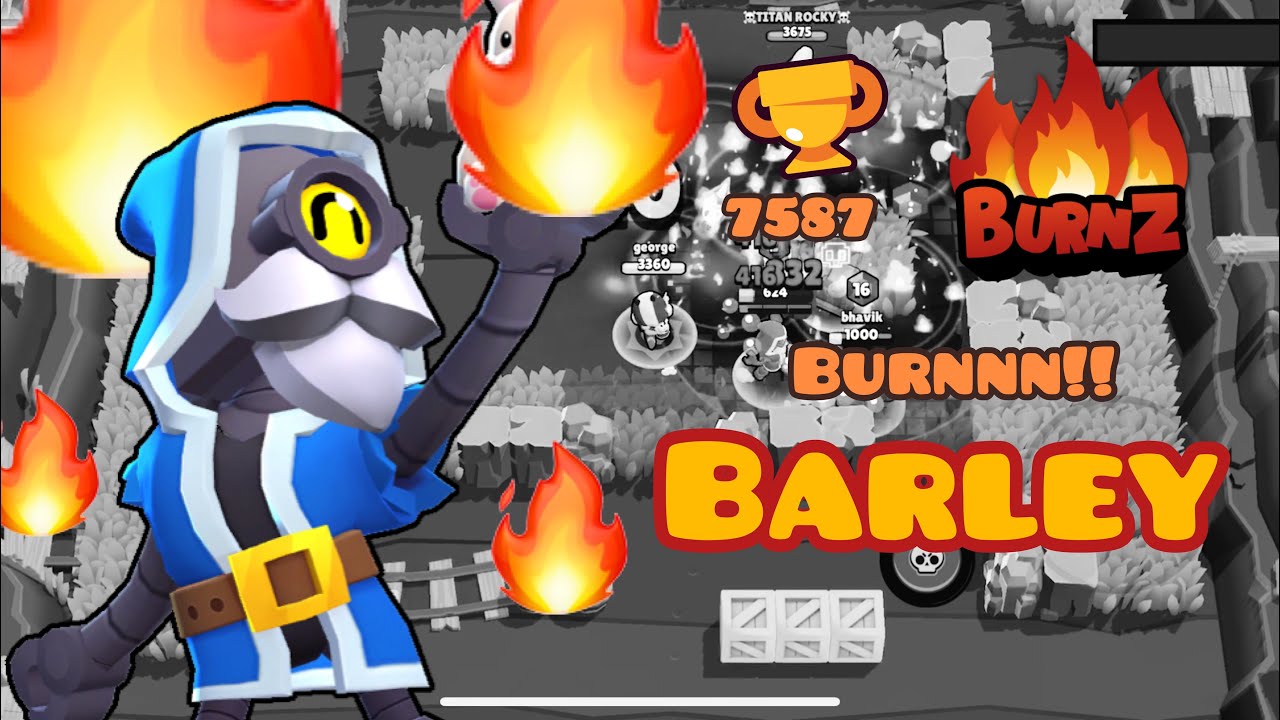 Rare BARLEY Brawler : Barley (Wizard Skin) | BRAWL STARS WIN 2020 - YouTube