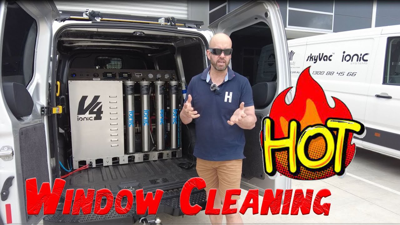 Hot Window Cleaning | Faster Quicker | V4 Vehicle Mounted Cleaning ...