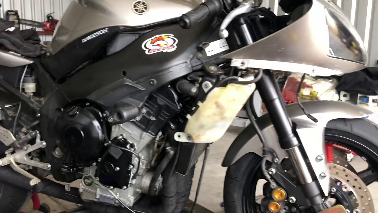 2002 Yamaha R1 build #12 - YouTube