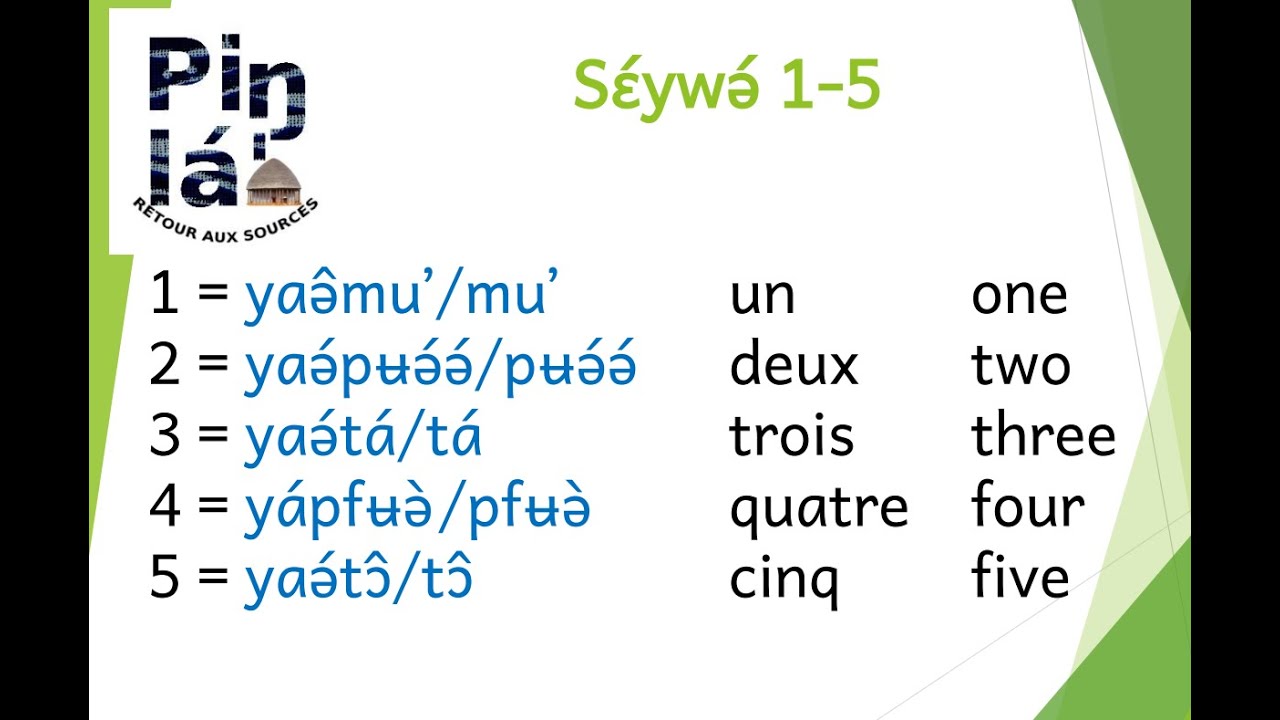 Ghomala Online: Regles orthographiques et Apprendre a compter 1 - YouTube