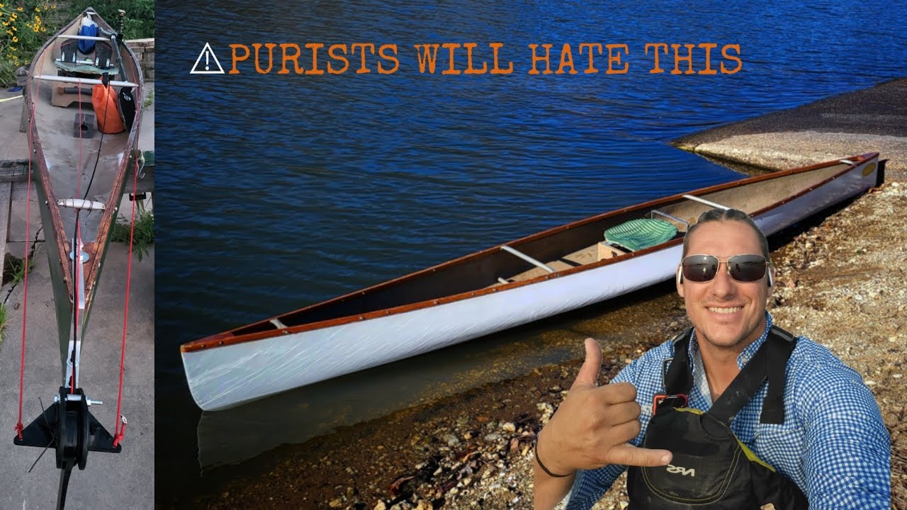 DIY Rudder Install For Canoe - YouTube