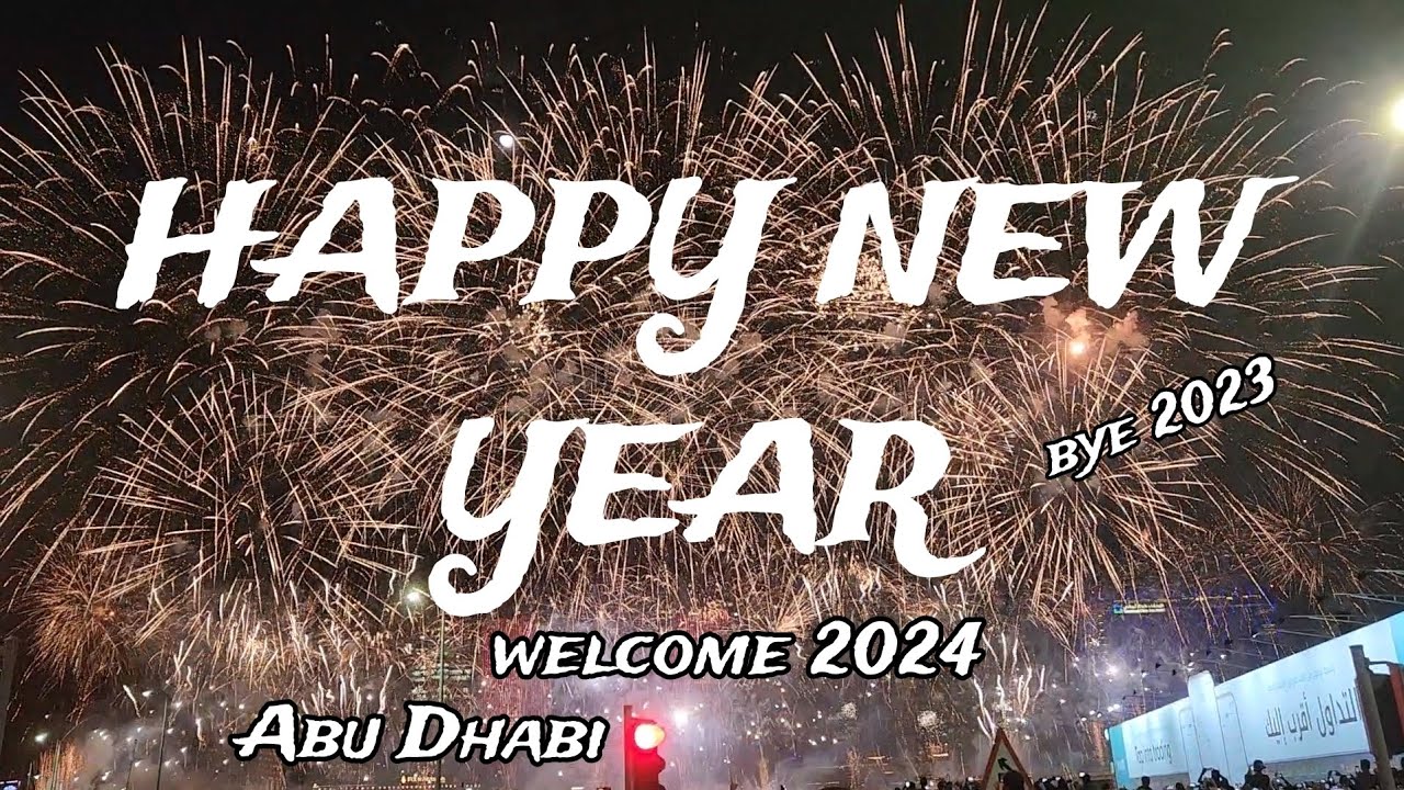 FIREWORKS DISPLAY IN ABUDHABI/ GOOD BYE 2023 / #fireworks #UAE - YouTube