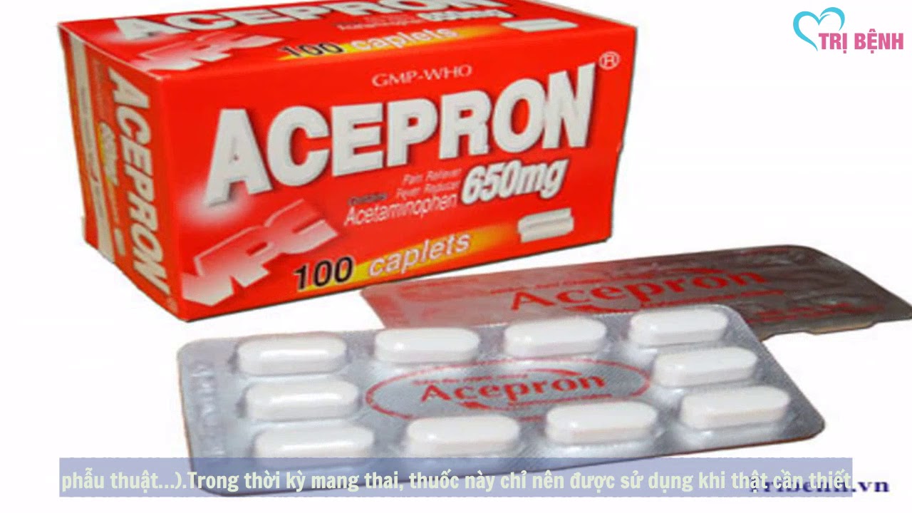 Thuốc Acepron - YouTube